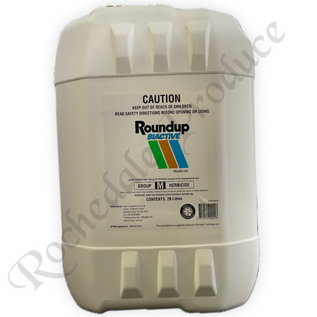 ROUND UP 20L BIACTIVE GLYPHOSATE – Rochedale Produce