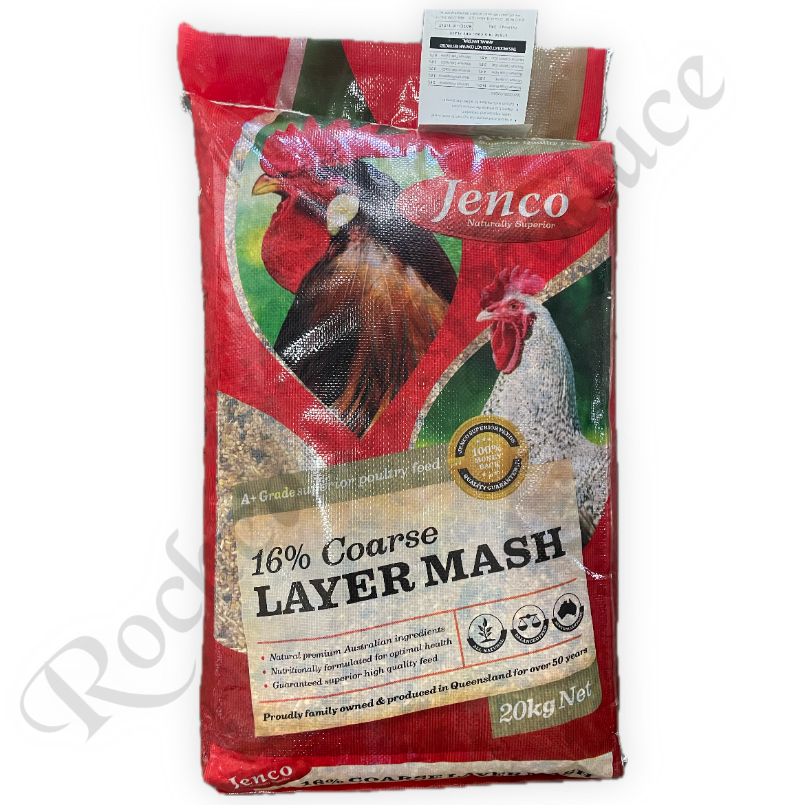 16% COARSE LAYER MASH JENCO – Rochedale Produce